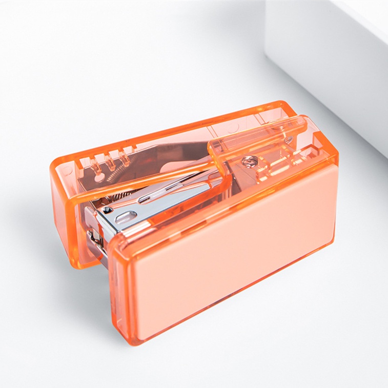 INS Portable Transparent Colour Mini Stapler Set (Staples Size 24/6 26/ ...