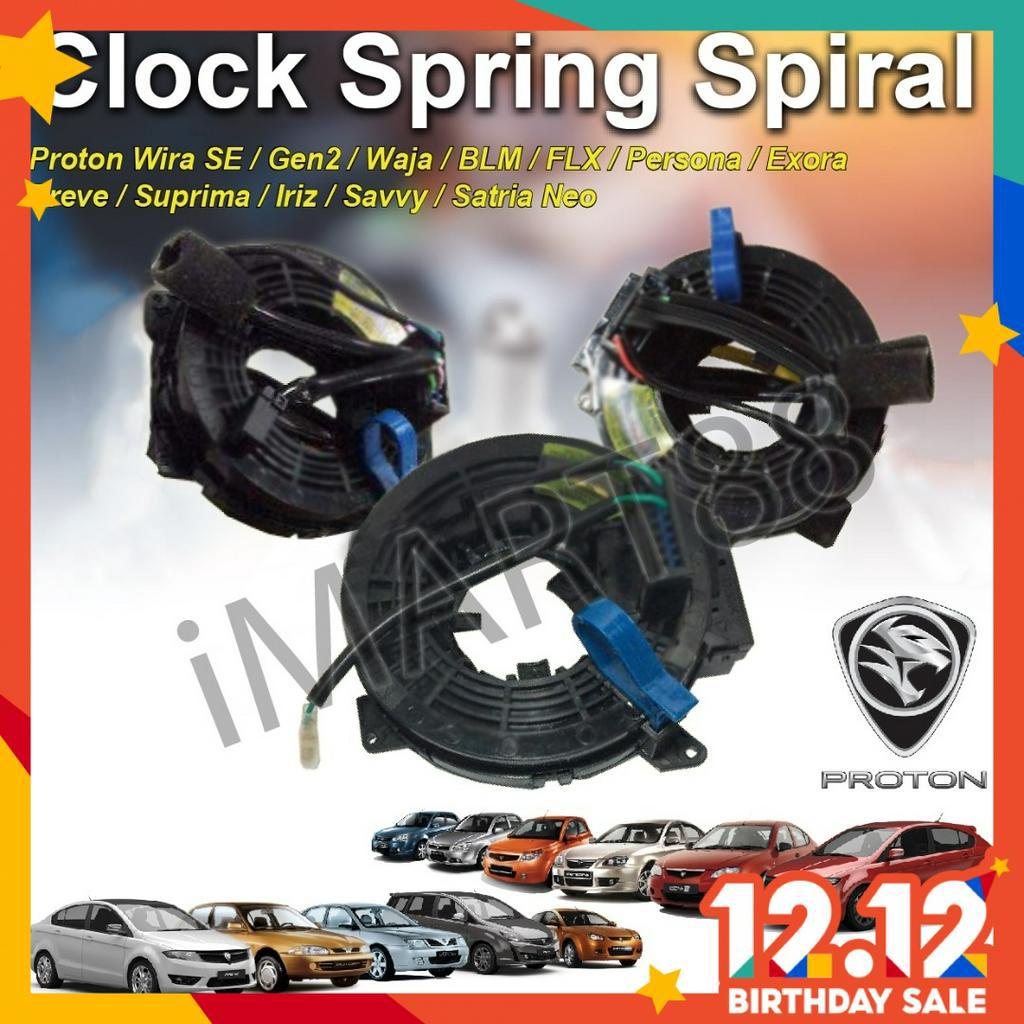 Proton Wira SE Gen 2 Savvy 3 Way Spiral Clock Spring Airbag Horn Hon ...