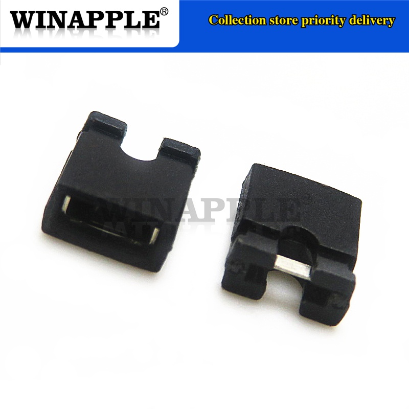 10 PCS 2.54mm Circuit Board Jumper Cap Shunts Short Circuit Cap ...