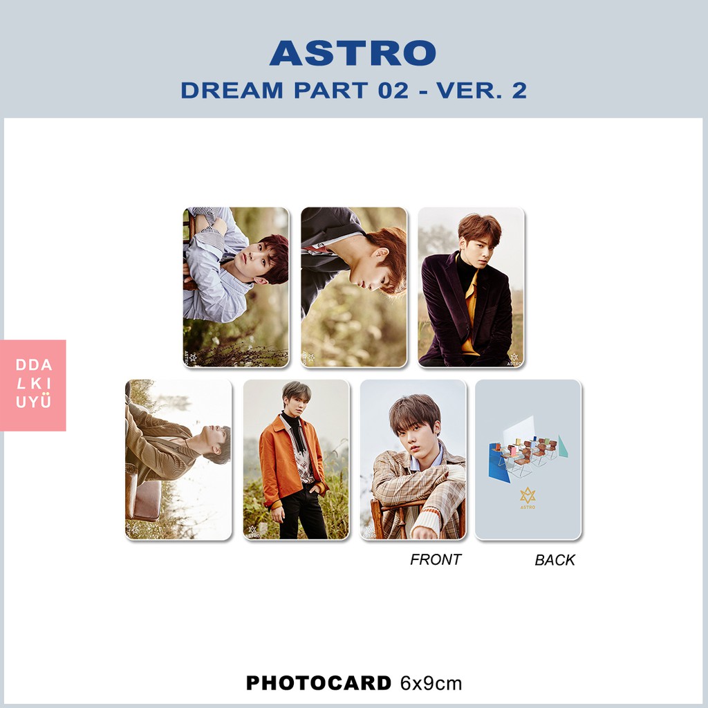 Astro - photocard [DREAM PART 02] ver. 2 | Shopee Malaysia
