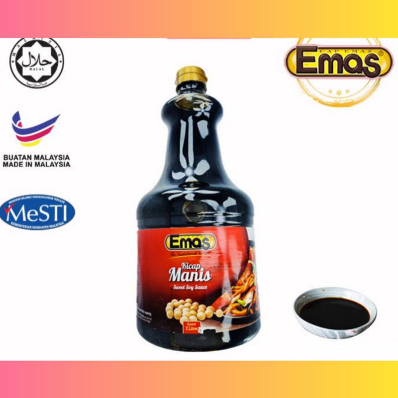 #Readystock#Sos Mewah Emas Kicap Manis 2Liter/Emas Sweet Soy Sauce 2L ...