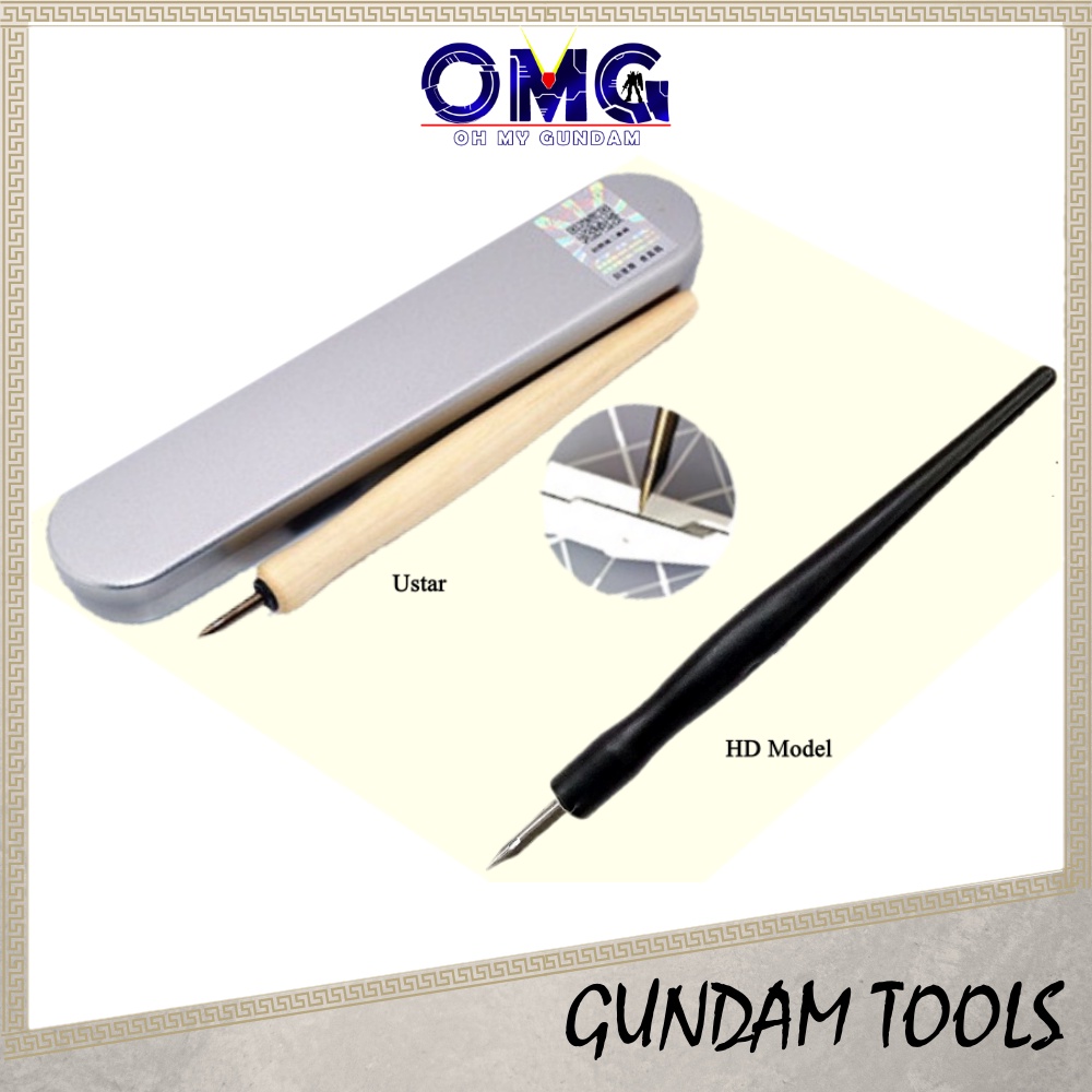 Gundam Tool UStar Lining Pen Metal U Star UA-90222 UA-90223 Panel Line ...