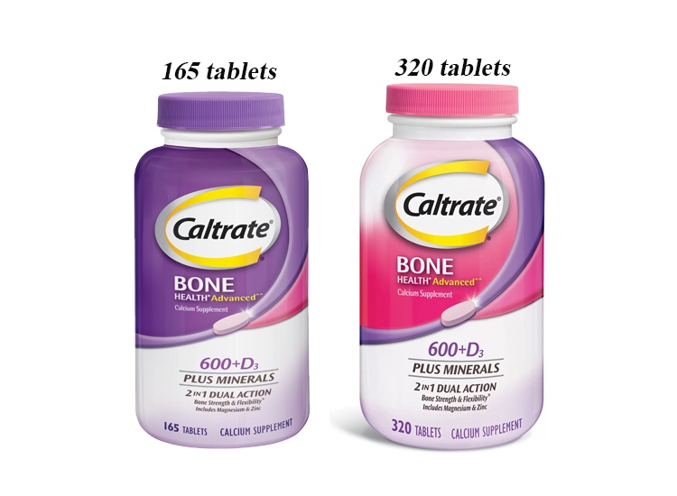 Caltrate 600 plus 600+D3 Plus Minerals Calcium & Vitamin D3 Supplement ...