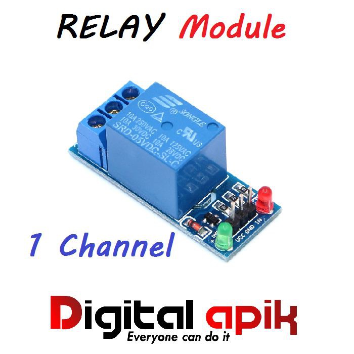 Relay Module 1 Channel CH 5V Arduino Module Output 10A 250V AC 30V DC ...
