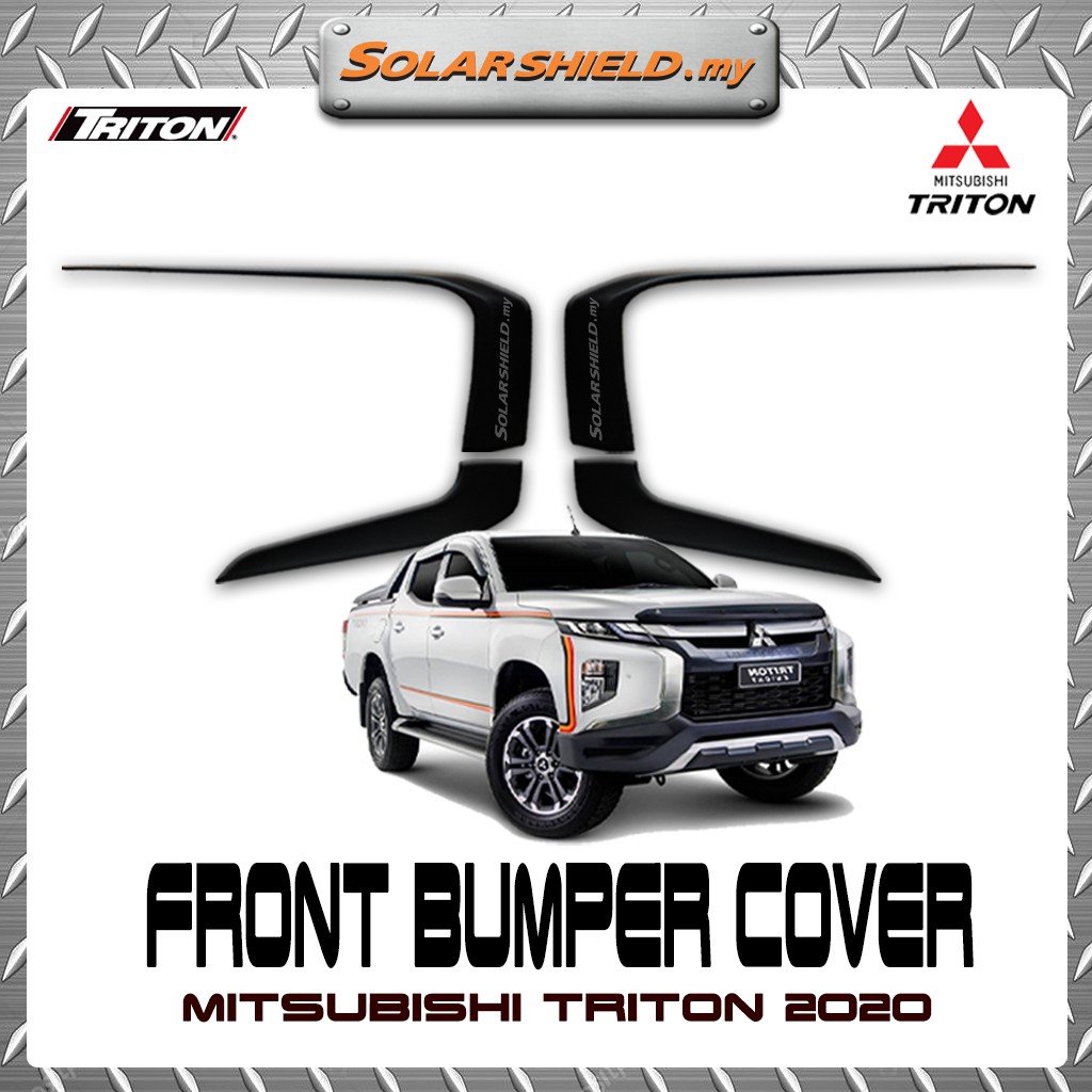 Mitsubishi Triton 2019 2020 2021 2022 2023 Side Front Bumper Trim Cover ...