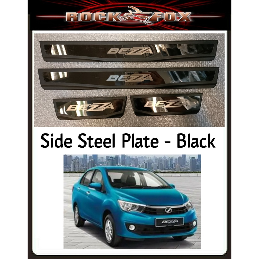 Steel Plate/Door Side Step for Perodua Bezza Red Frame / Black Frame ...