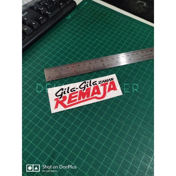 Sticker Gila-Gila Zaman Remaja - 1PC | Shopee Malaysia