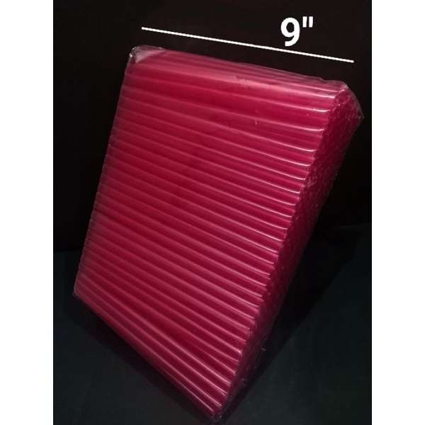9"Giant Straw | Straw Boba | Disposable Plastic Straw | Bubble Tea ...