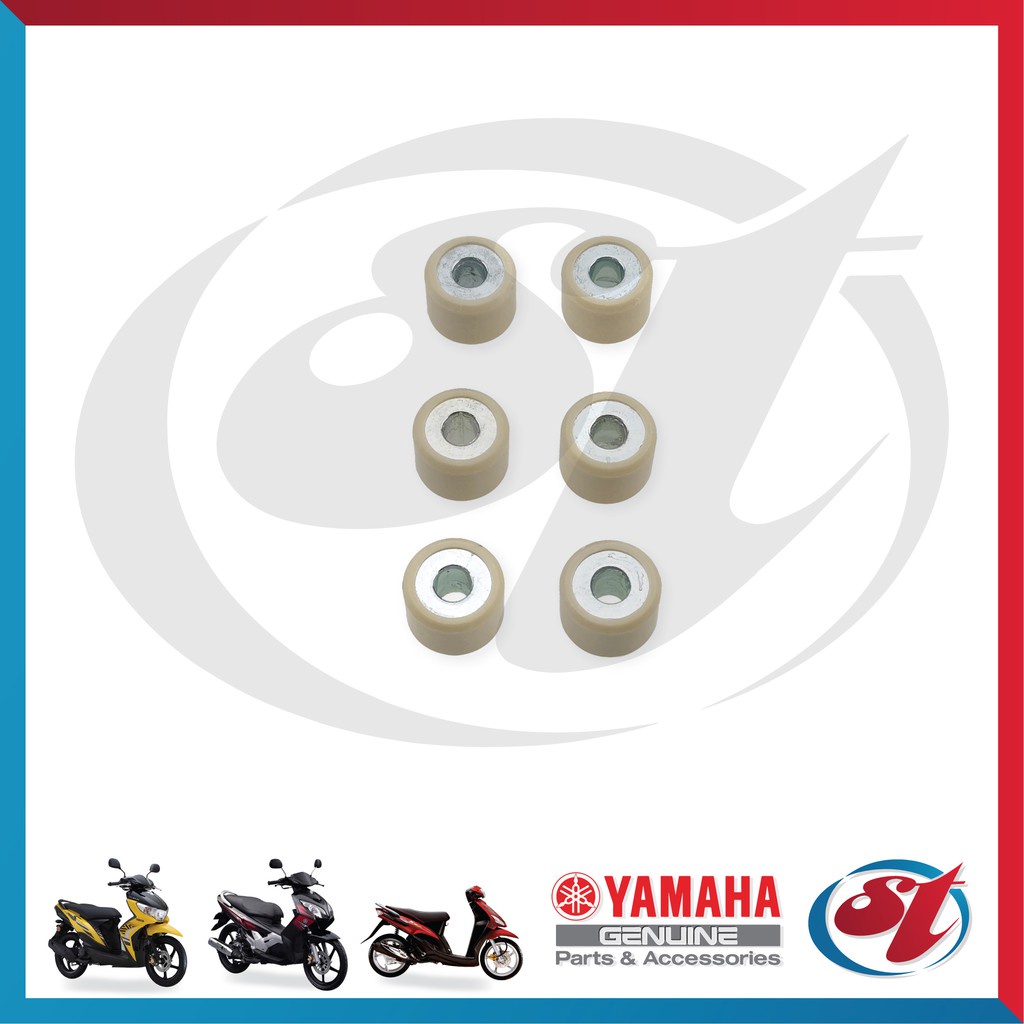 EGO AVANTIZ / SOLARIZ CVT PULLEY ROLLER SET PULLY CLUTCH AUTO 6BIJI ORIGINAL YAMAHA HLY | Shopee ...