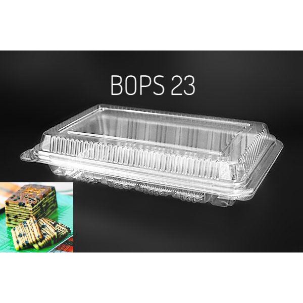 20 PCS OPS Rectangle Box [BOPS-23] / Disposable Container / Pastic Box ...
