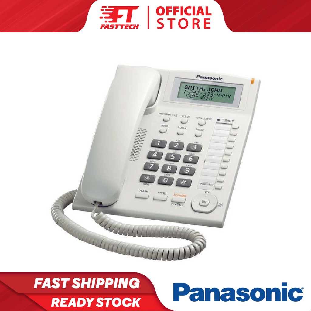 PANASONIC KX-TS880 Integrated Corded Desktop Display Telephone | Shopee ...