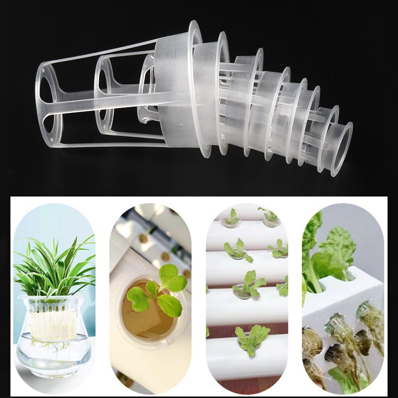 200pcs Hydroponic Basket Garden Vegetable Soilless Planting Mesh Pot ...