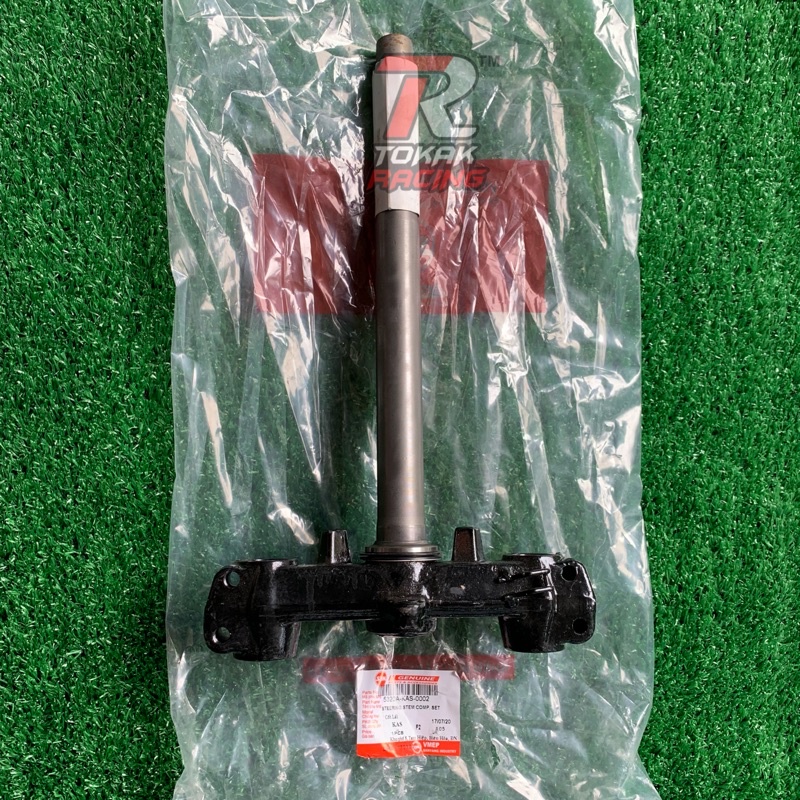 SYM JET POWER 125 STEERING STEM COMP SET (KAKI TIGA) ORIGINAL 5320A-KAS ...