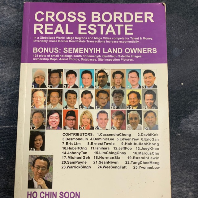 Cross border real estate - Ho chin soon ( English book) | Shopee Malaysia