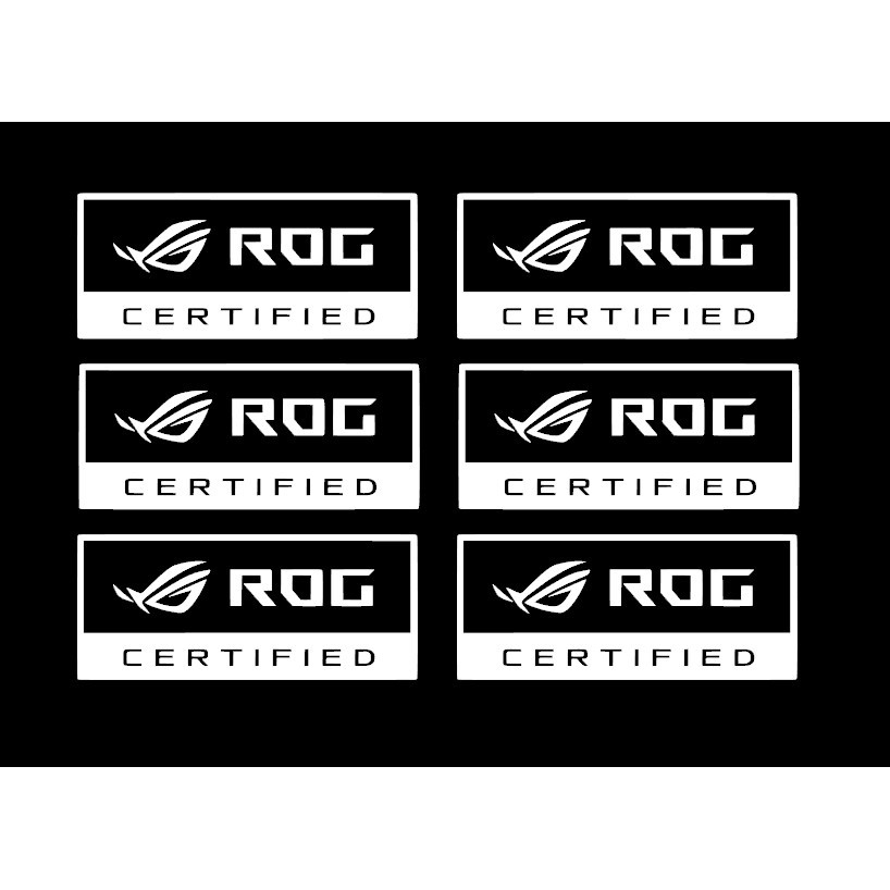 ASUS ROG Vinyl Decal Sticker | Shopee Malaysia