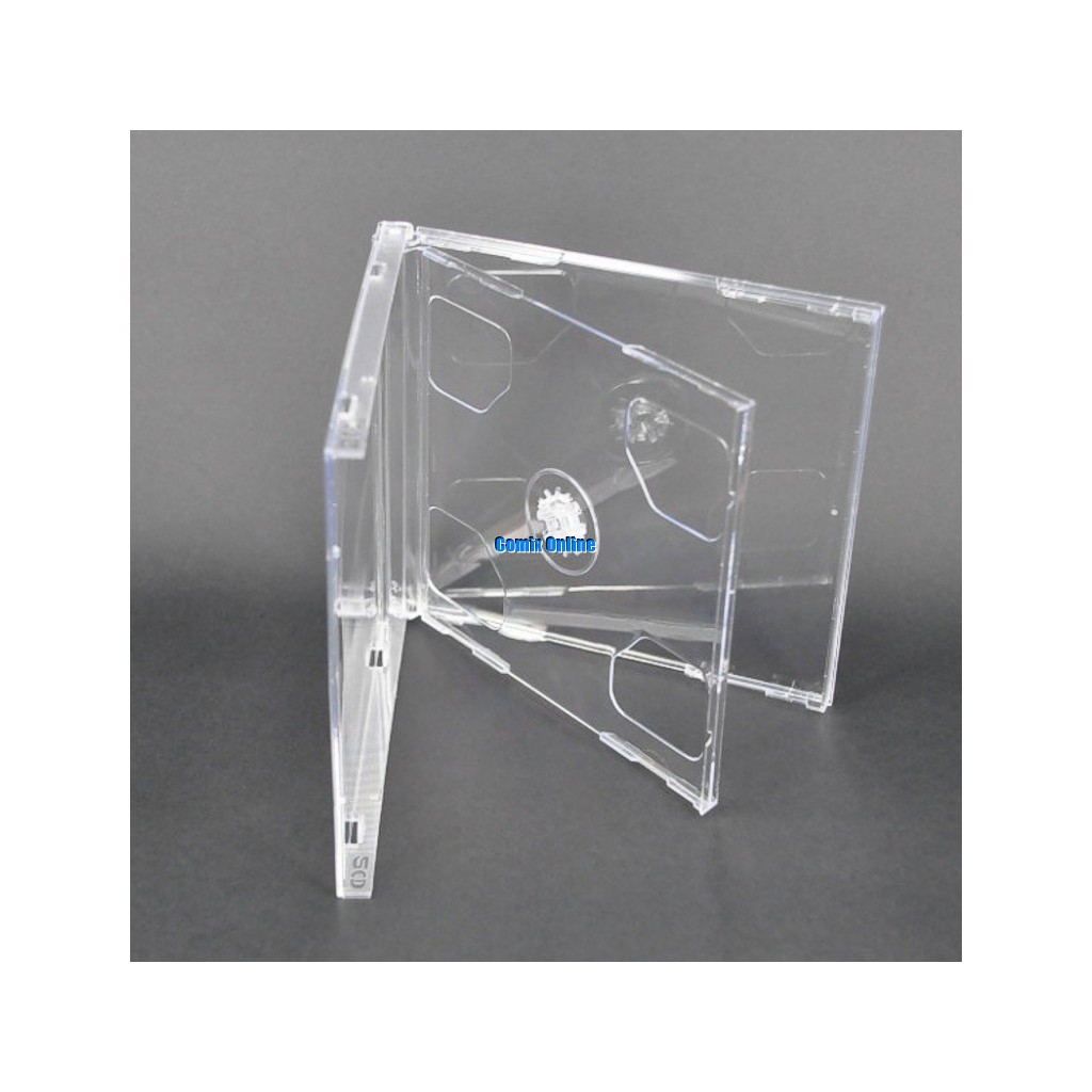 CD/VCD/DVD Double Disc Jewel Case Casing (Transparent)- 2-3 Disc READY ...