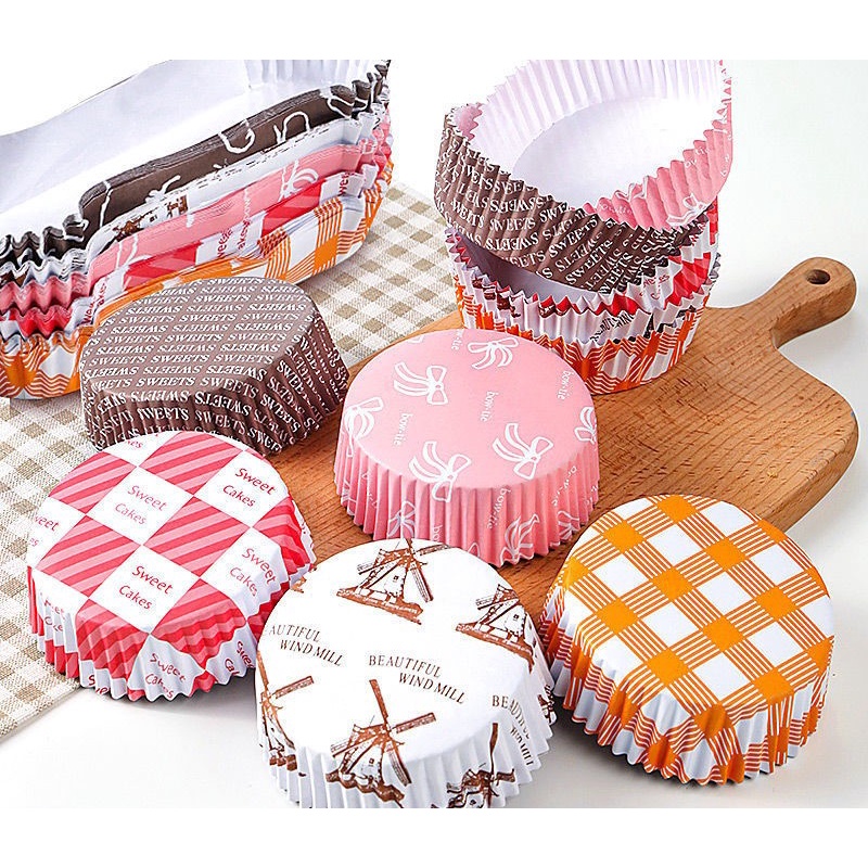 [READY STOCK] Bread Paper Cup Case Baking Cupcase Round(13cm/15cm)/Oval ...