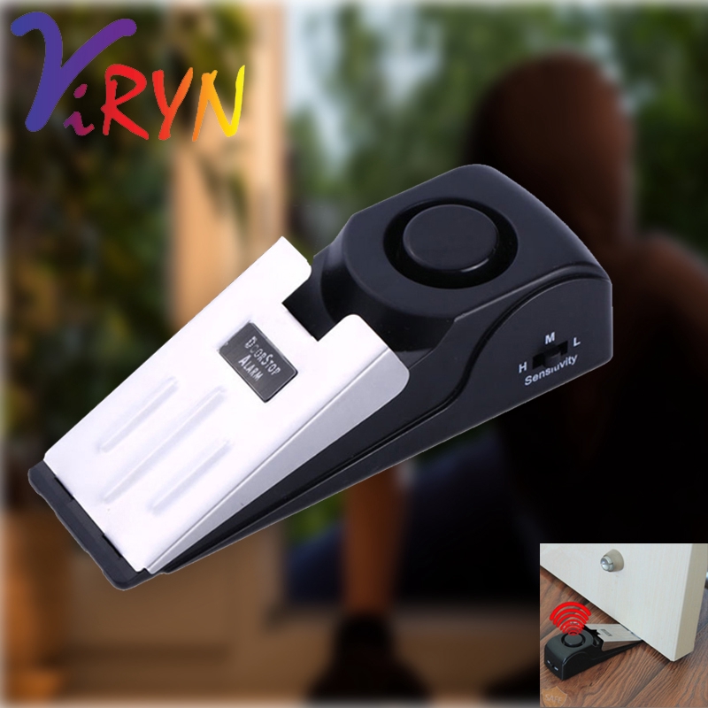 ViRYN Wireless Portable Door Stop Alarm Security Home Alert House Use ...