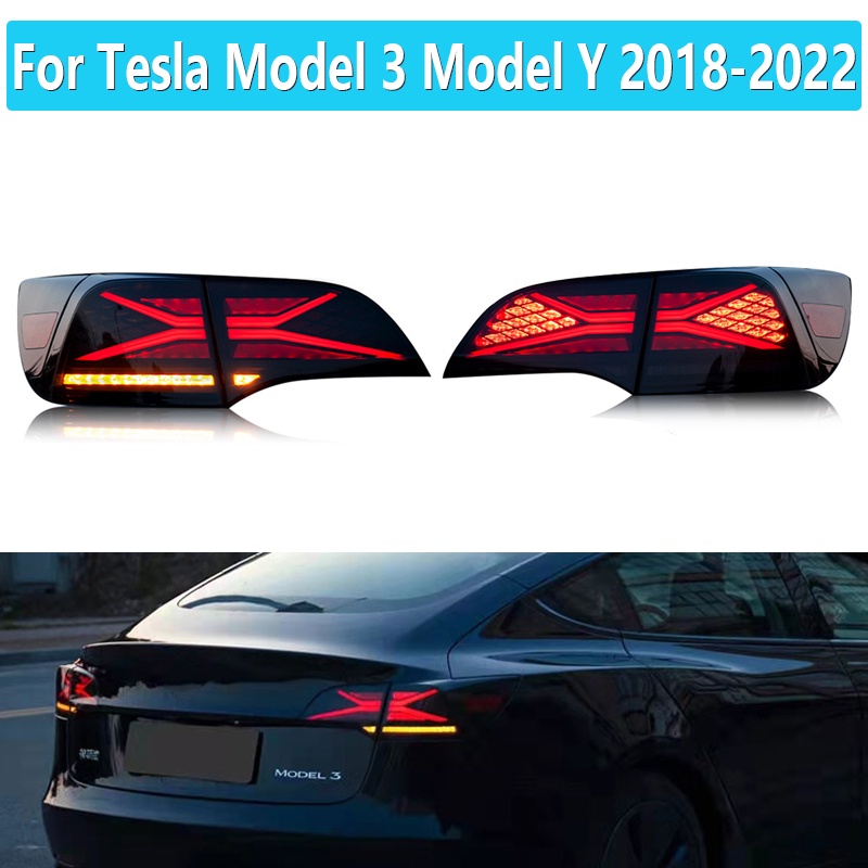 Car Tail lights For Tesla Model 3 Model Y 2018 2019 2020 2021 2022 Car ...