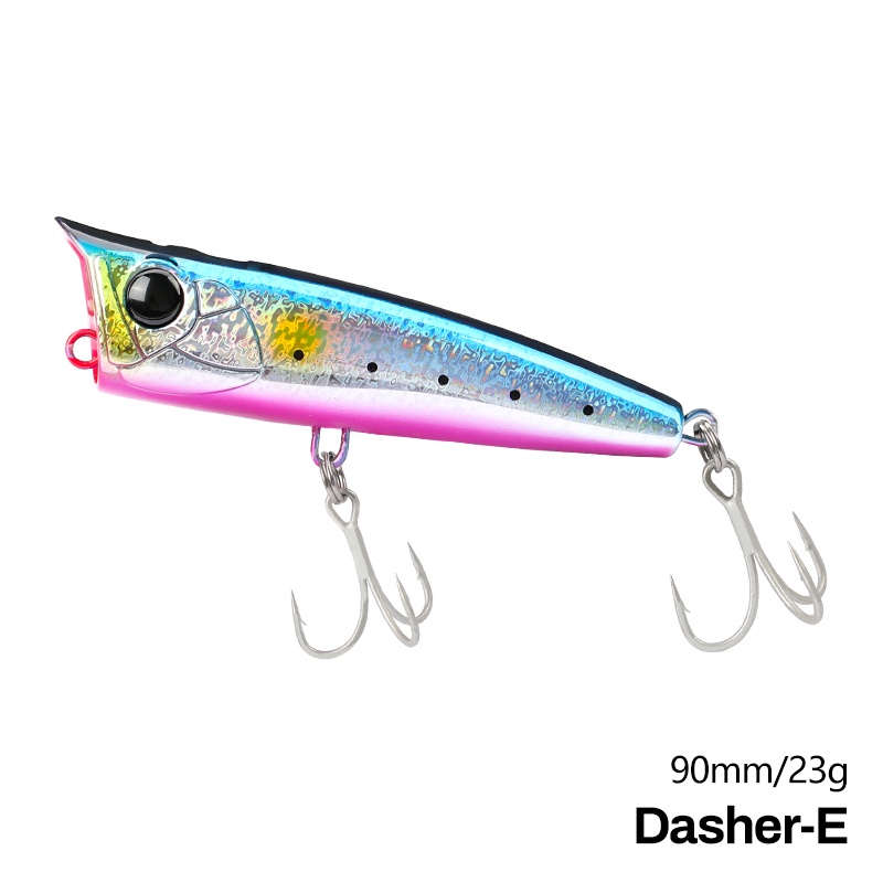 TSURINOYA 90F Topwater Popper Fishing Lure 90mm 23g DASHER Floating ...