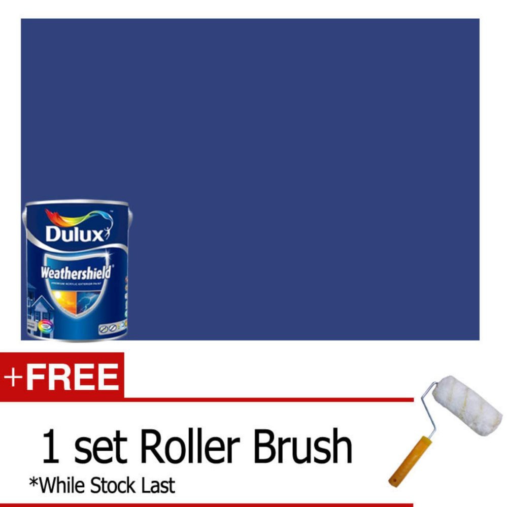ICI Dulux weathershield- wira blue (dswsc11221 -5 Liter) | Shopee Malaysia