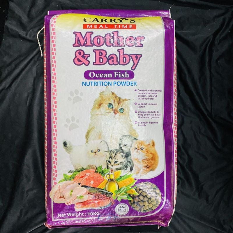 Carry's Mother & Baby Cat Food 10kg | Shopee Malaysia