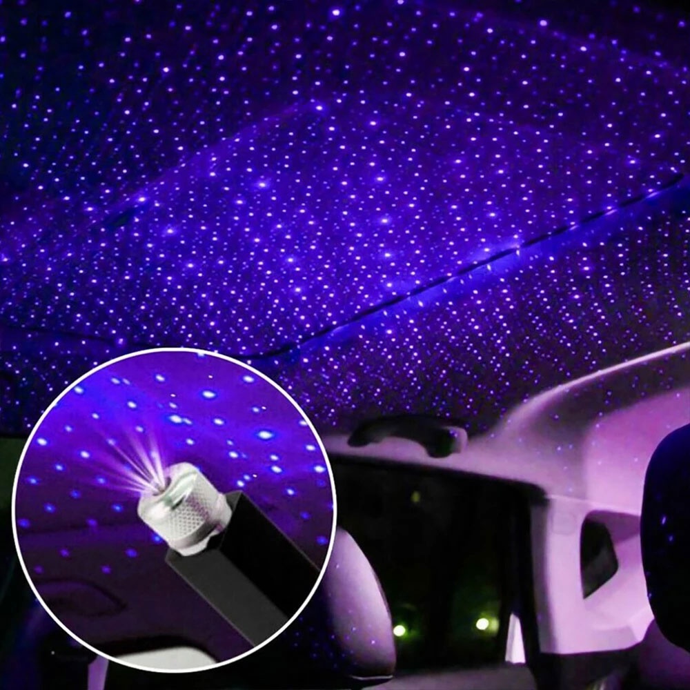 Led Starry Light Car Interior Mini LED Star Laser Atmosphere Ambient ...