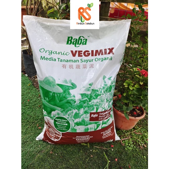 1Kg or ~8Kg Organic Vegimix Potting Mix Soil Tanah Tanaman Sayur ...