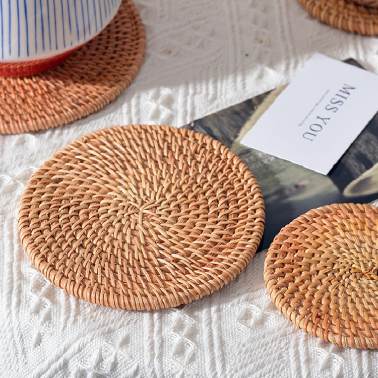 (VB) Woven Rattan Trivet 16cm/ 18cm/ 20cm | Shopee Malaysia