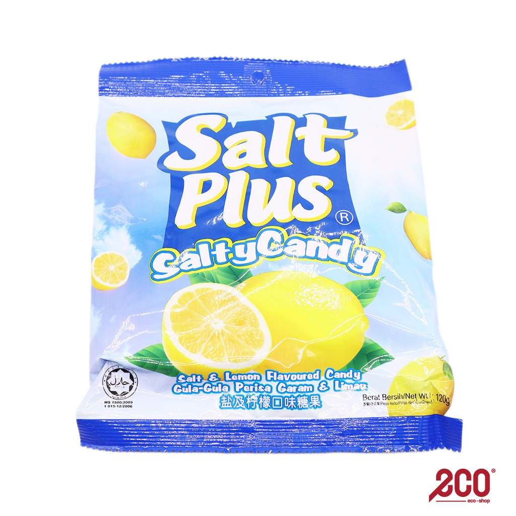 Salt Plus Salt & Lemon Flavour Candies 120G - 1718 - L12 - 0923 - AC ...