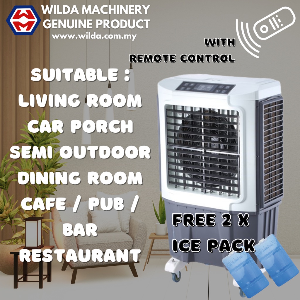 [Ready stock] MITSU 45L | 60L | 100L | 150L Air Cooler 3 Speed Adjustable Remote Control ...