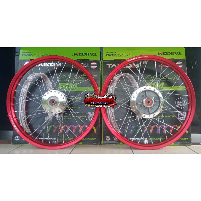 Taikom alloy rim for rxz/125z/Yamaha ss1/ss2/135lc/y15zr/y16 | Shopee ...