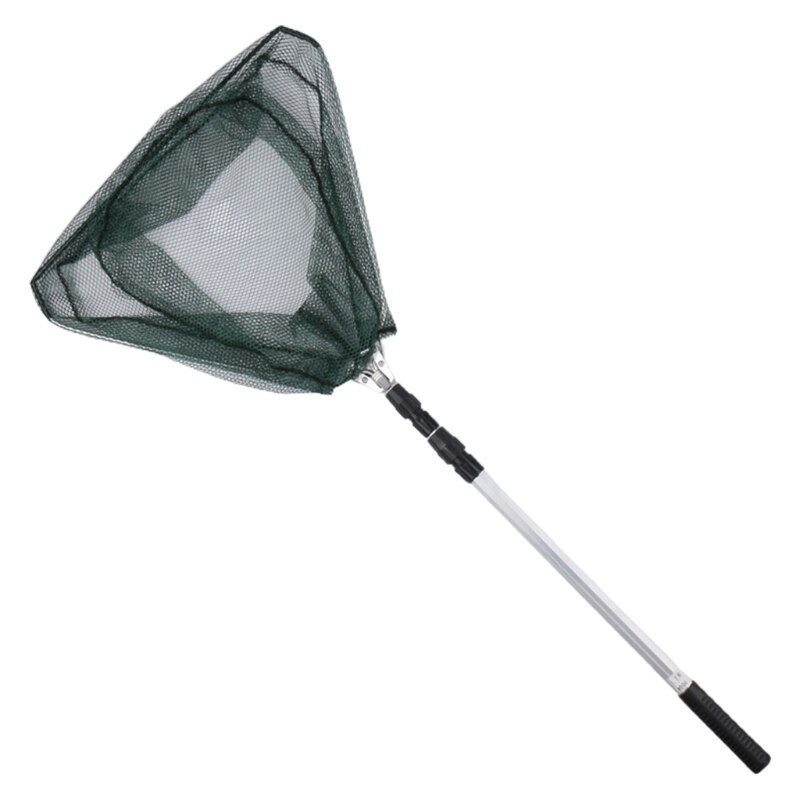 Retractable Fishing Net Triangle Head Fine Mesh Swinging Pool Leaf ...