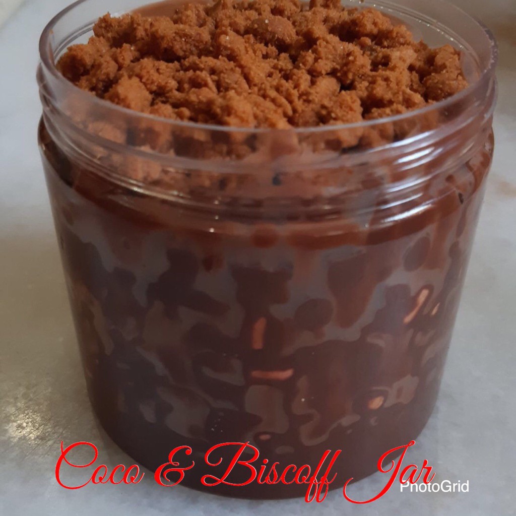 Biscoff coco cornflakes & chocolate chip cookies jar with mashmallow ...