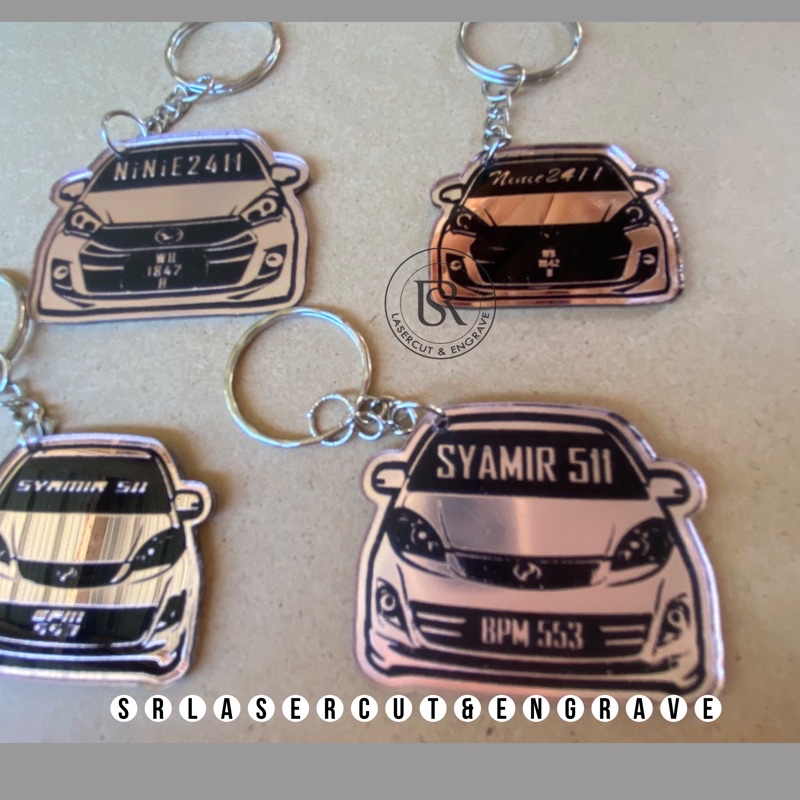 CUSTOMADE KEYCHAIN MOTOR, KERETA, EXCAVATOR | Shopee Malaysia