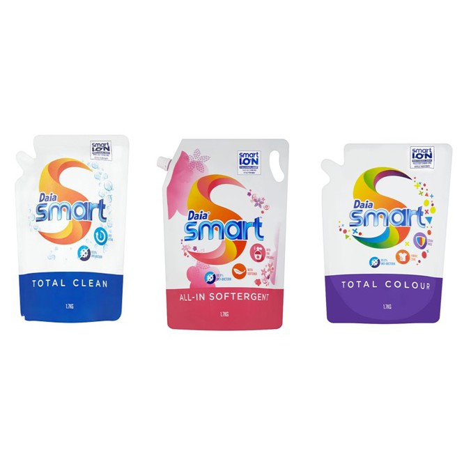 Daia Smart Concentrated Liquid Detergent Refill 1.7kg | Shopee Malaysia