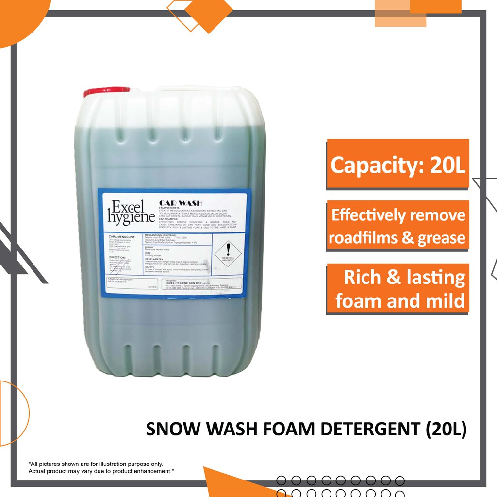 SNOW WASH FOAM DETERGENT (20L) | Shopee Malaysia
