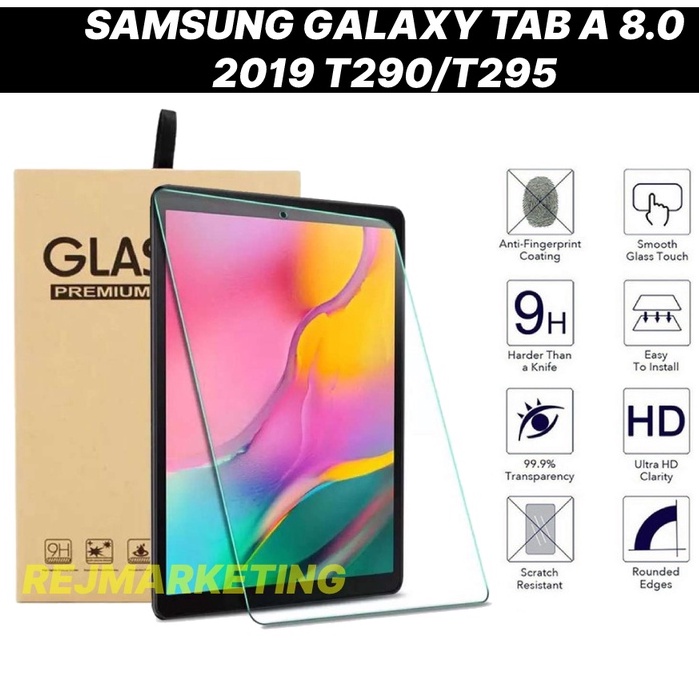[Premium Quality] Samsung Galaxy Tab A 8.0 T290/T295 2019 Tempered Glass Screen Protector Film ...