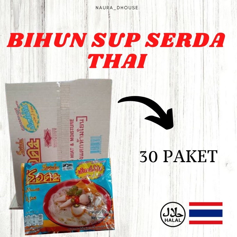 🇹🇭 1 KOTAK BIHUN SUP SERDA | Shopee Malaysia