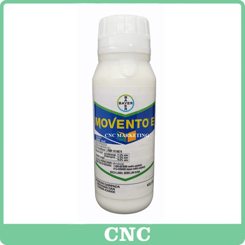 500ML Movento E Bayer Spirotetramat 11.0% Imidacloprid 11.0% Racun ...