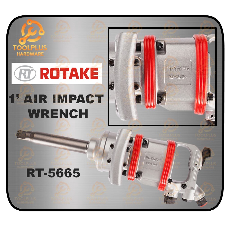 [RT-5665] ROTAKE AIR IMPACT WRENCH 1'' RT-5665 2300Nm 38MM ORIGINAL ...
