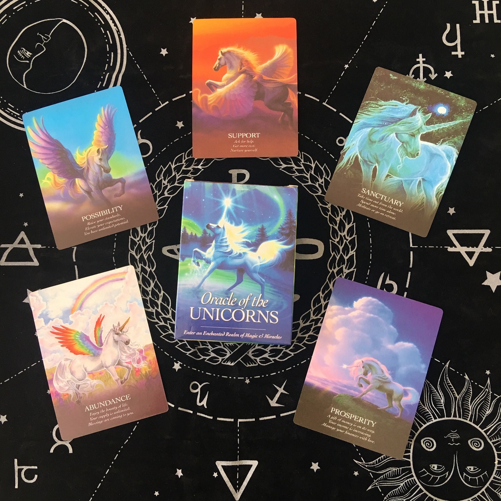 Unicorn Oracle Card Oracle --The English Customized Board Game | Shopee ...