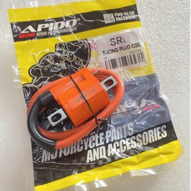 RACING PLUG COIL APIDO 100% ORIGINAL EX5 / WAVE /KRISS 100 /SRL / LC135 ...