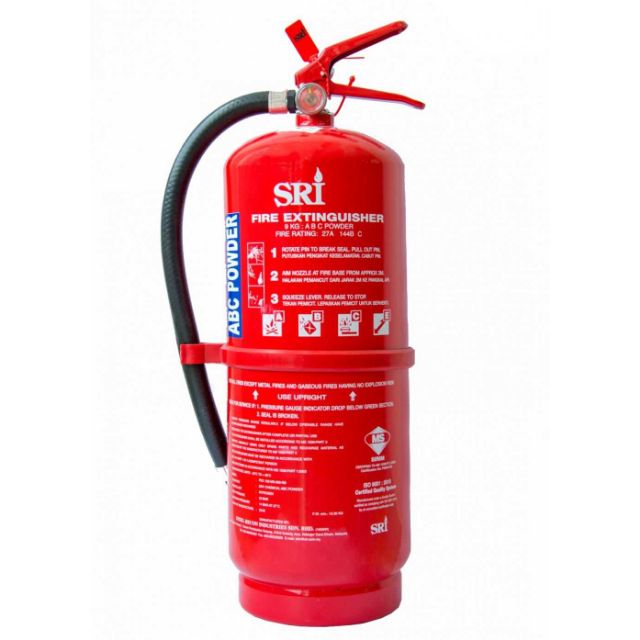 SRI 9KG ABC DRY POWDER Fire Extinguisher/ Pemadam Api Jenis ABC Serbuk ...