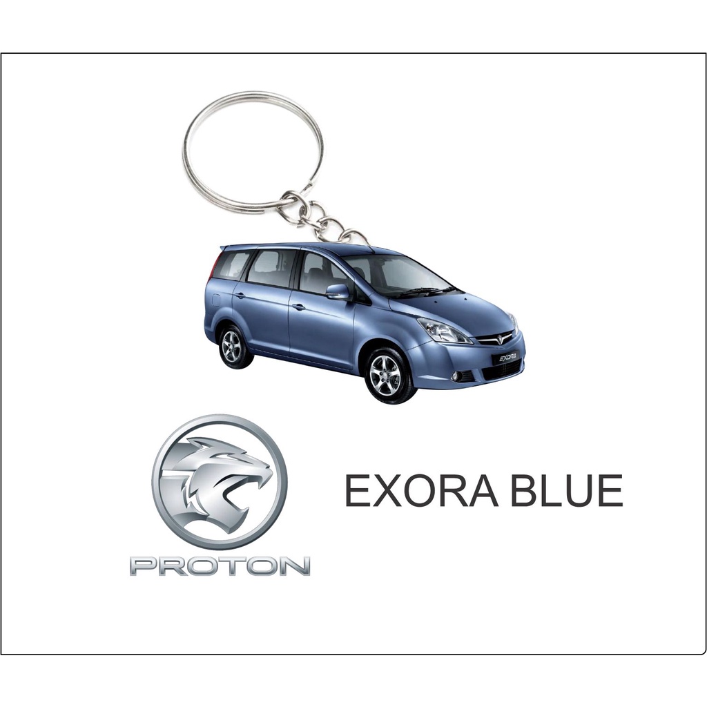 proton exora blue keychain 2d | Shopee Malaysia