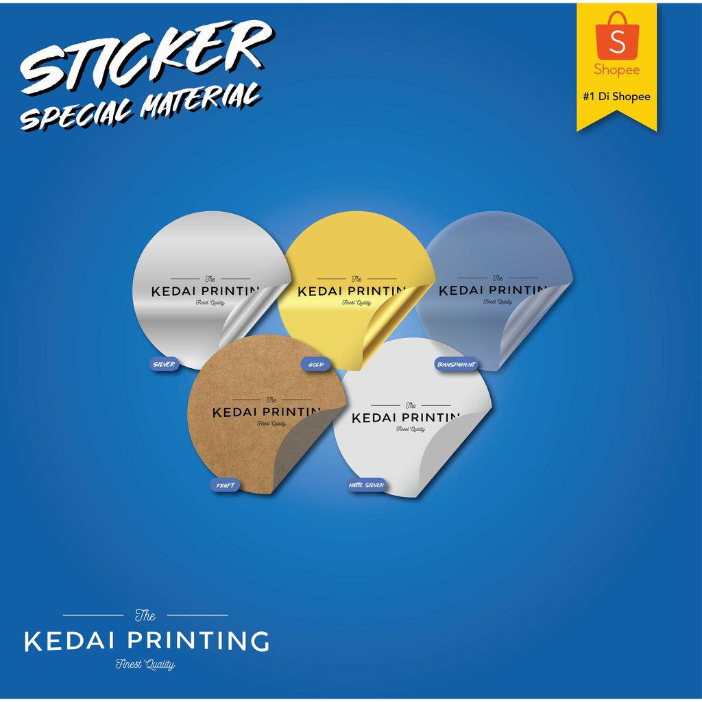 CUSTOM SIZE STICKER LABEL GOLD,SILVER /TRANSPARENT SPECIAL MATERIAL A3 ...