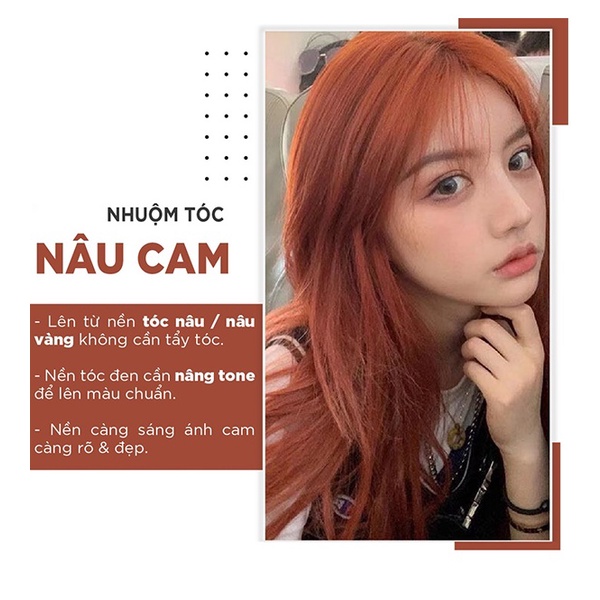 Earthy Orange Brown Hair Dye for Easy Color at Home | Shopee Malaysia