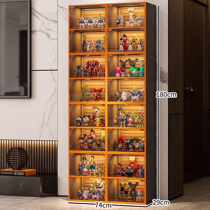 Hand-Made Lego Display Cabinet Model Toy Storage Display Rack Household ...