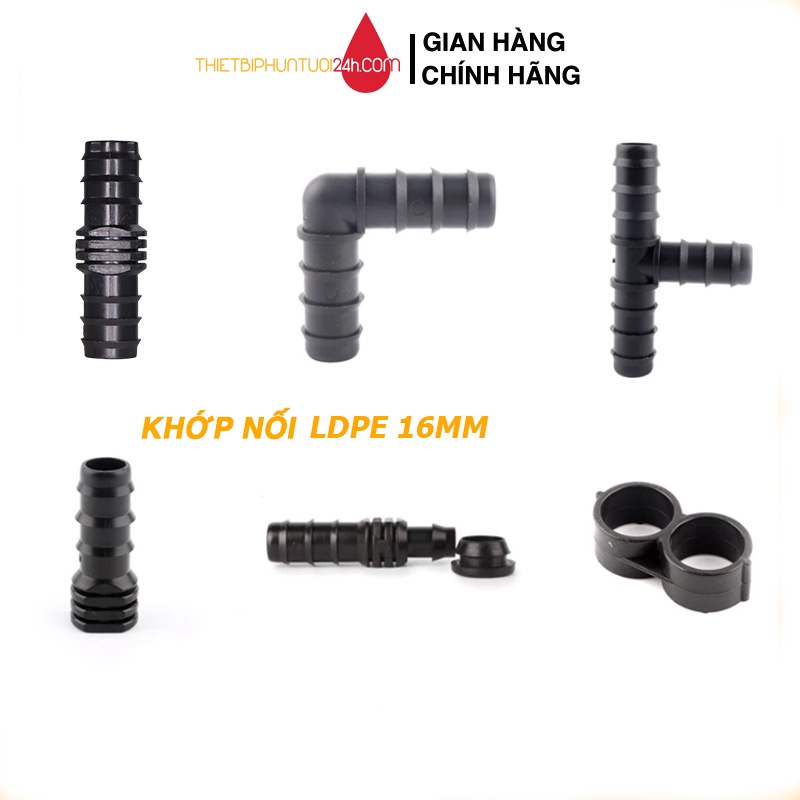 Compilation of 16mm LDPE pipe accessories with joint end cap - MHL ...