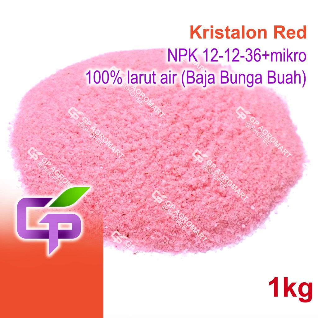 1kg Baja Kristalon Red NPK 12-12-36+mikro / Fully Water Soluble ...